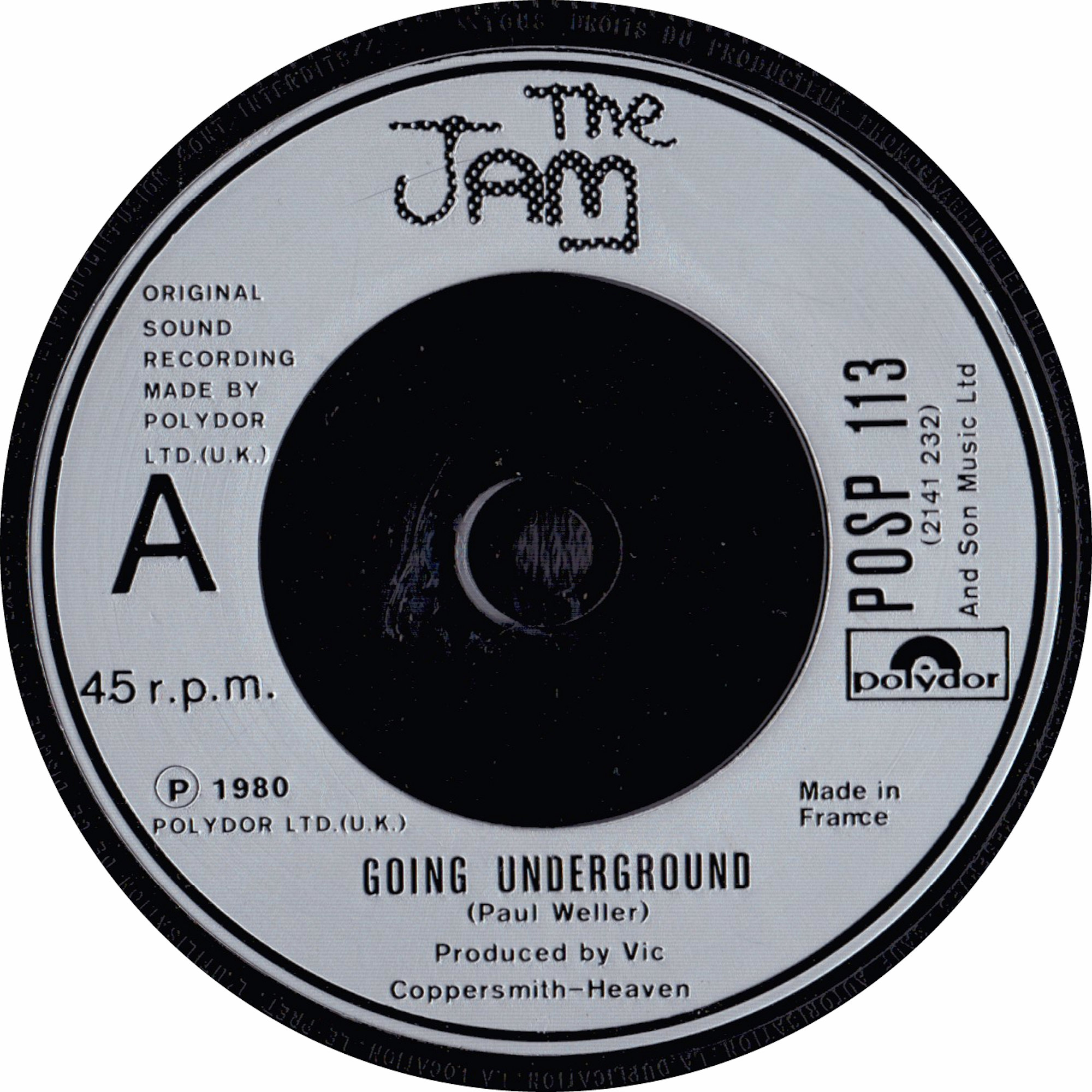 The Jam | Going Underground | Polydor | 1980 – My Back Payges