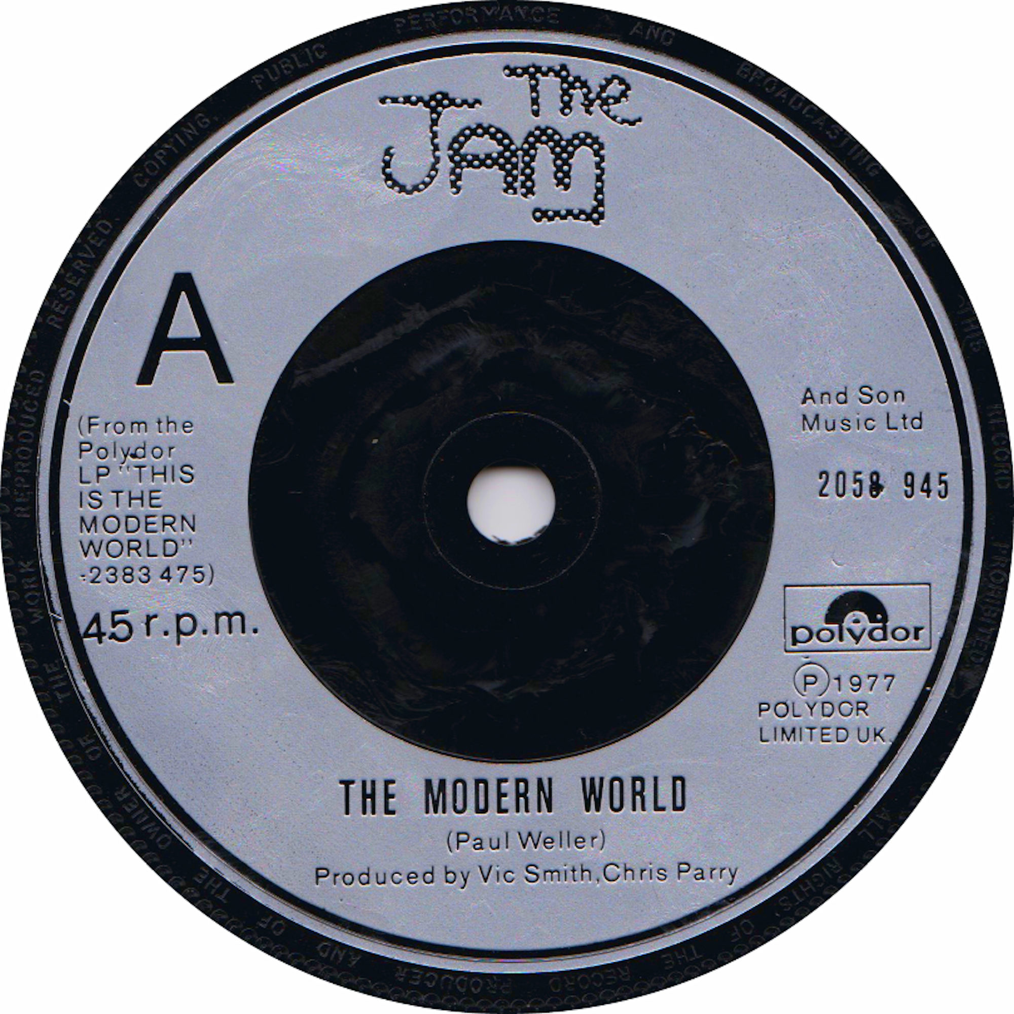 The Jam | The Modern World | Polydor | 1977 – My Back Payges